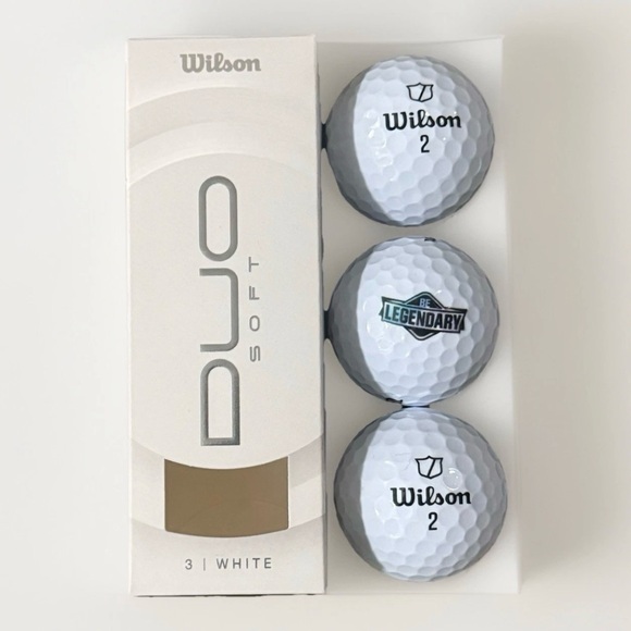 Wilson | Accessories | Wilson Duo Soft Legendary Golf Balls White ...
